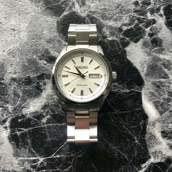 Seiko SARY055 PRESAGE Mechanical Automatic Men's Watch - Silver NEW ...