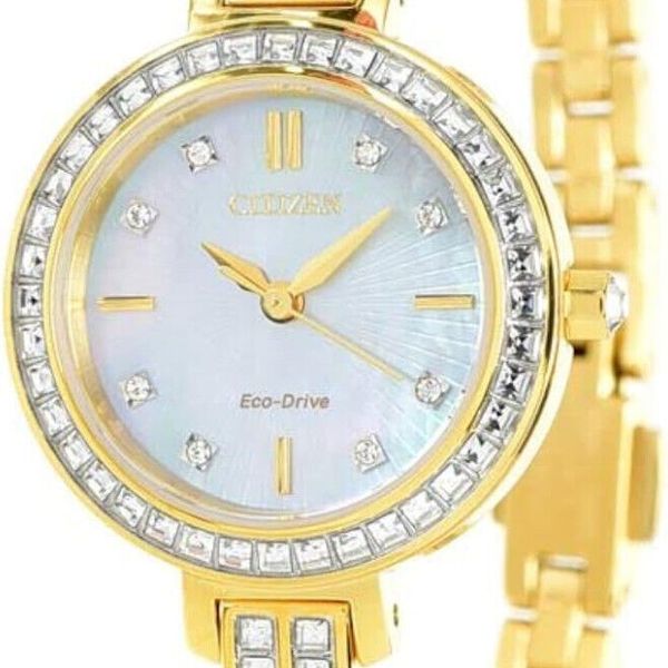 Citizen Silhouette Crystal 25mm Gold Stainless EM0862-56D | WatchCharts ...