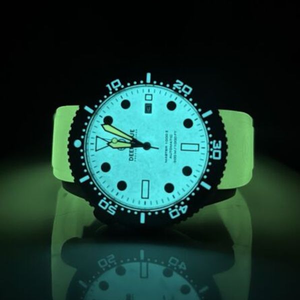 Deep Blue Master 1000 II Menâ s Automatic Dive Watch - Full Lume Dial ...