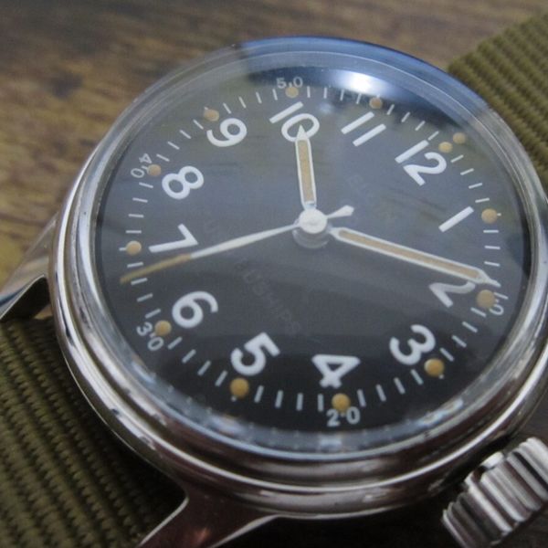 WW2 ELGIN A-11 USN BUSHIPS WATCH WITH NEW MILITARY CASE ! | WatchCharts ...