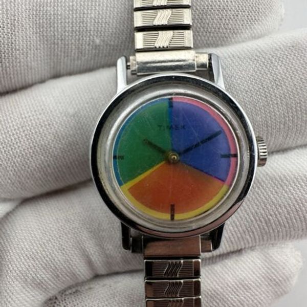 Vintage Rare 1969 Timex Color Wheel Mechanical Watch David Pakter ...