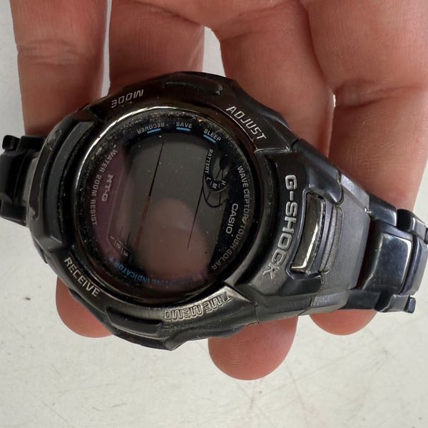 GENTS CASIO G FORCE WAVE CEPTOR TOUGH SOLAR WRISTWATCH - 2860 MTG-910D ...