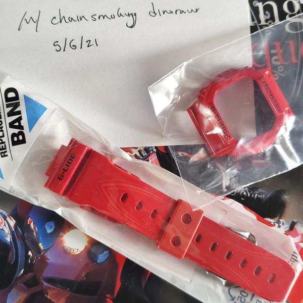 [WTS] G-Shock GLX-5600 Red Bezel and Strap (also fits GW-M5600/M5610 ...