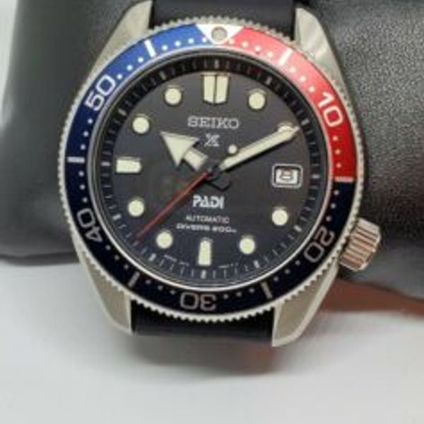 Pre-owned Seiko SPB087 Prospex Padi Pepsi 200M Divers Watch SBDC071 skx ...