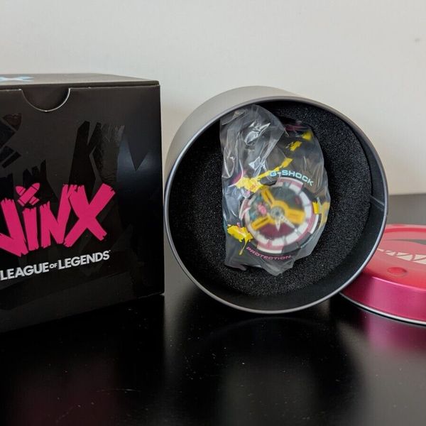 Arcane League of Legends x CASIO G-Shock Jinx Wristwatch (NEW AND ...