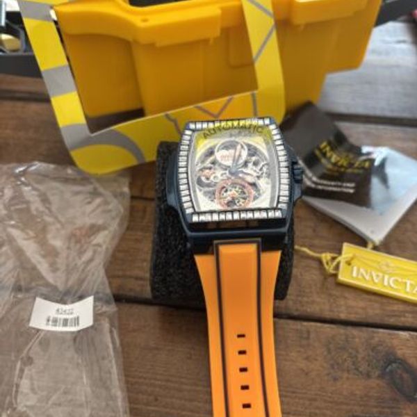 Invicta Watch S1 Rally Diablo Automatic Crystal Skeleton Men Blue ...