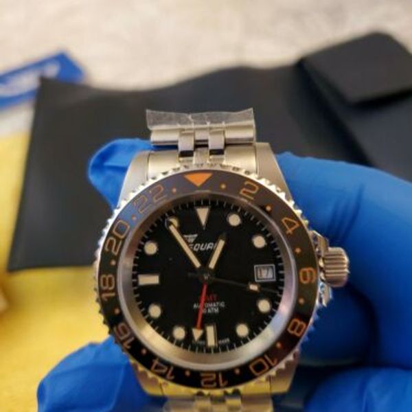 New Squale 30 ATMOS GMT Dusky 40mm mens watch/ Limited Edition Warranty ...