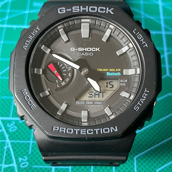 Casio G-Shock GA-B2100 Black Digital Analog Bluetooth Solar Powered ...