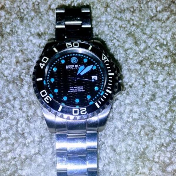 Deep Blue Dive Master 500 Swiss Automatic Men's 45mm Watch ...