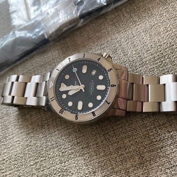 FS: HAMTUN KRAKEN H2 TITANIUM AUTOMATIC 200M WHITE DIVER WATCH ...