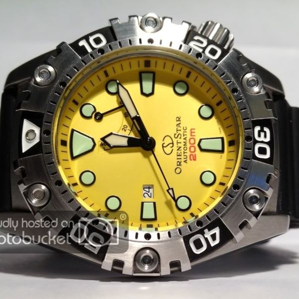 FS: JDM Orient Star Yellow Revolver 200m | WatchCharts Marketplace