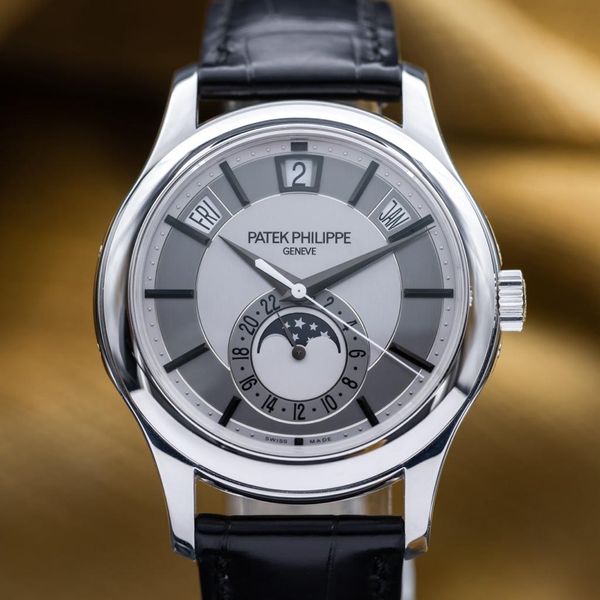 FSOT: Patek Philippe Annual Calendar Moonphase Complication White Gold ...