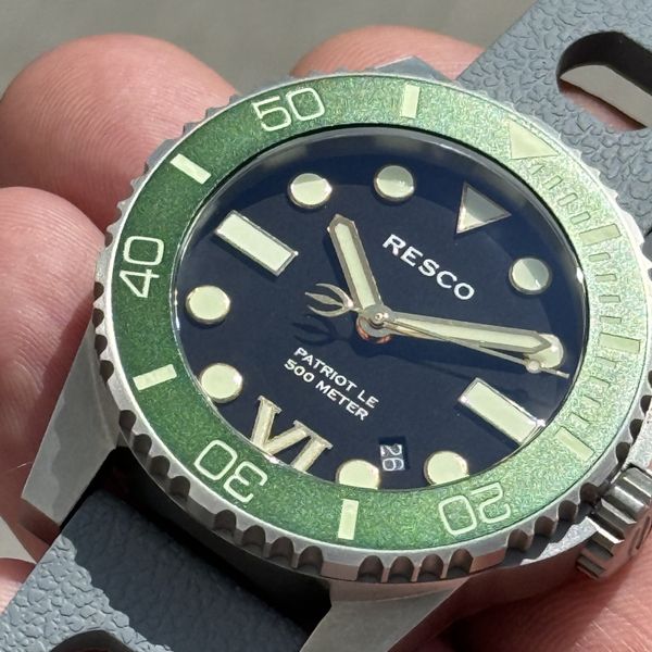 Resco Custom Titanium UDT limited edition face and hands | WatchCharts ...