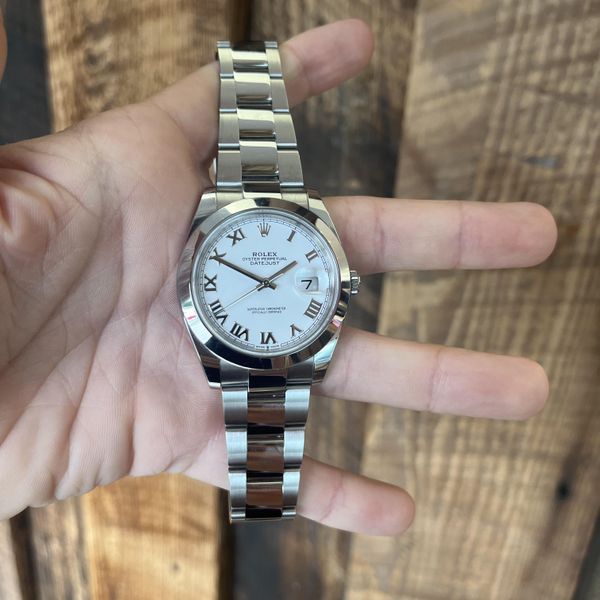 [WTS] 2024 Rolex Datejust 126300 Roman white dial full kit $9000 ...