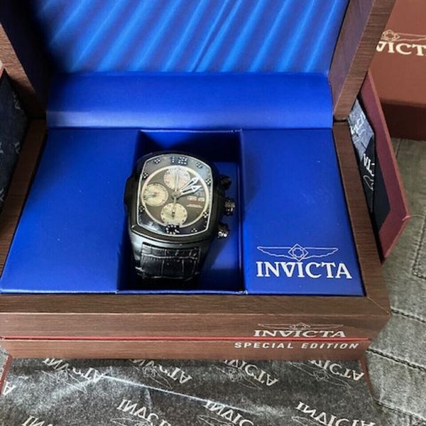 Rare Invicta Lupah L/E Swiss Made Automatic Chronograph Diamonds MINT S ...