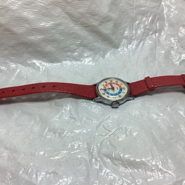 Vintage Timex Watch â Red Strap, Ticking, Stainless Back, Philippines ...