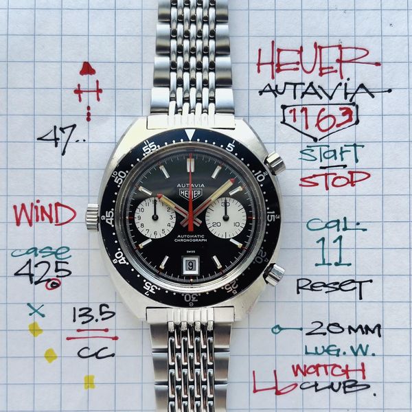 [WTS] HEUER AUTAVIA 1163 CALIBRE 11 CIRCA 1970 | WatchCharts Marketplace