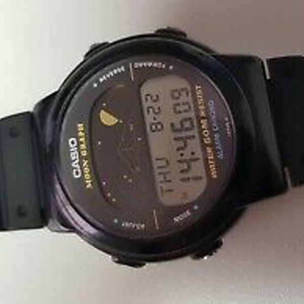VINTAGE CASIO MOON GRAPH WATCH GMW-15 MADE IN JAPAN | WatchCharts ...