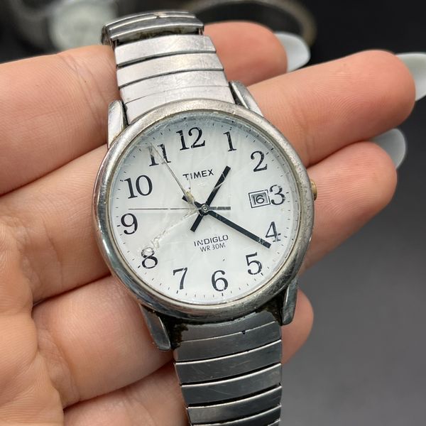 Lot Of 15 Vintage Timex- Analog, Digital, Quartz, Mechanical Menâ s ...