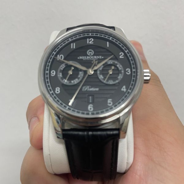 Melbourne Watch Company Portsea | Microbrand Triple Calendar Automatic ...