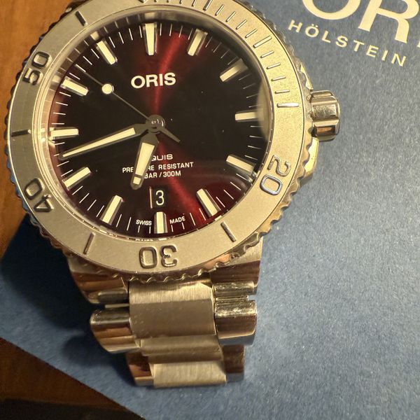Oris Aquis Cherry Bomb! Beautiful! | WatchCharts Marketplace