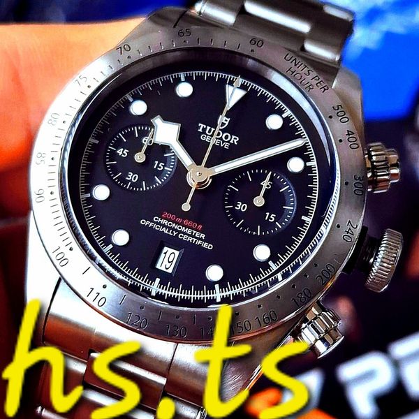 CHEAPEST???? Tudor Black Bay Chrono Steel Black 41mm Automatic Divers ...