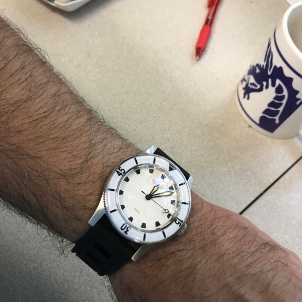 **REDUCED** HELSON-Blackbeard White Dial, White Bezel, 2 WEEKS OLD ...