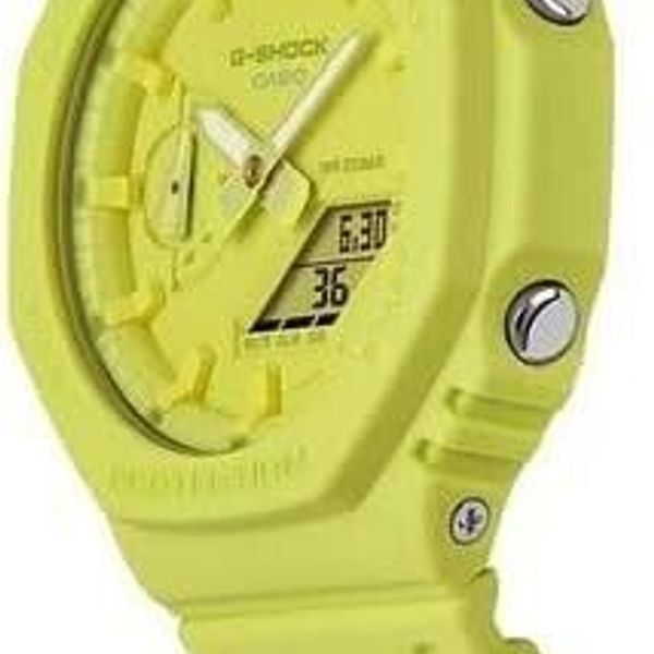 Casio G-SHOCK GA2100-9A9 Analog-Digital Volt Yellow Watch | NEW in box ...