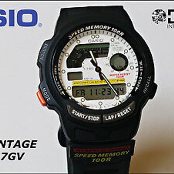 Vintage-casio-aw-22-7gv, car-race-wr-100 - speed-memo, qw.725 japan ...