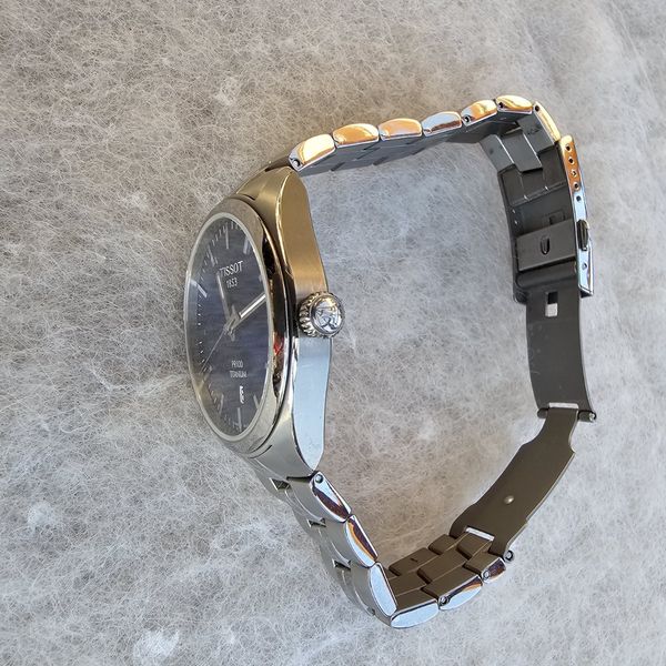 Tissot PR 100 Titanium, T101410A Quartz, Blue | WatchCharts Marketplace