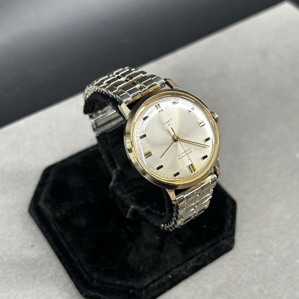 Mid Century Modern TIMEX PRESTIGE 1968 21J AUTOMATIC Self-Wind 34mm Men ...