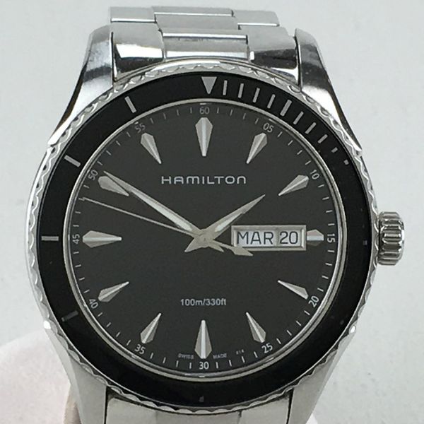 [Used] HAMILTON Jazzmaster / SEAVIEW DAY DATE QUARTZ / Quartz watch ...