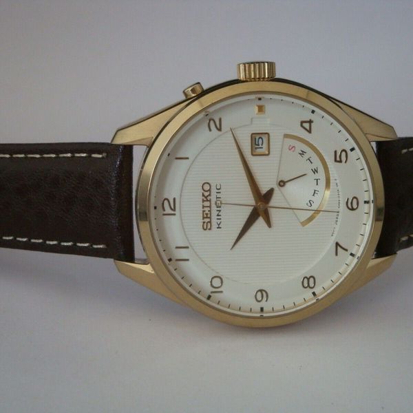 Seiko Kinetic. Rare Retrograde model. Gents. 5M84-0AC0. February 2014 ...