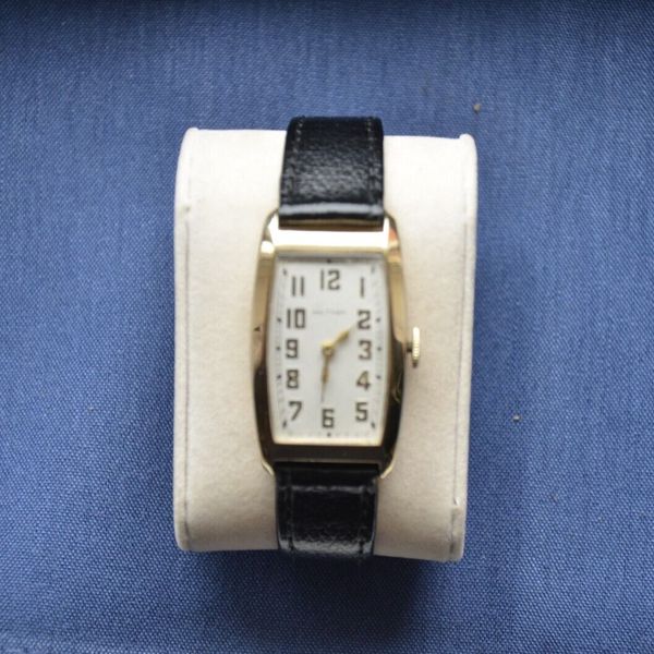 1934 Waltham art deco watch 14k Wadsworth Case | WatchCharts Marketplace