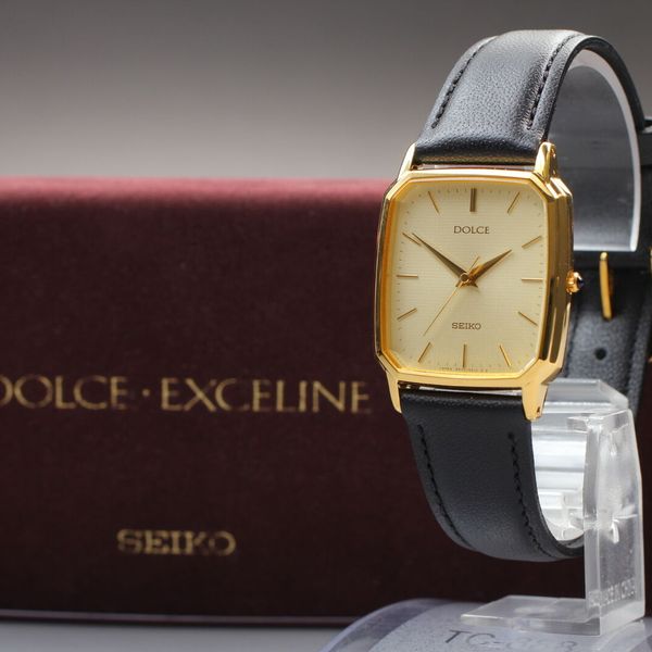 [Near MINT] Seiko Dolce 8N41-5160 SGP Gold Tank Quartz Mens Vintage Watch JAPAN | WatchCharts ...