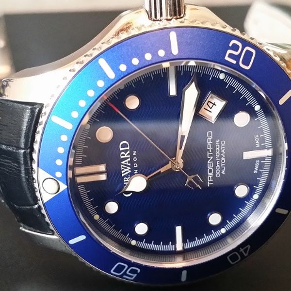 FS: Christopher Ward Blue C60 Trident | WatchCharts Marketplace