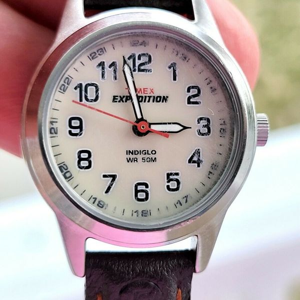Timex Women's Expedition Indiglo Field Watch T41181, New Battery Works Perfectly | WatchCharts ...