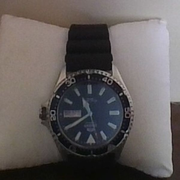 Orient Kamasu Blue Dial Rubber Strap Diving Watch Automatic Sapphire ...