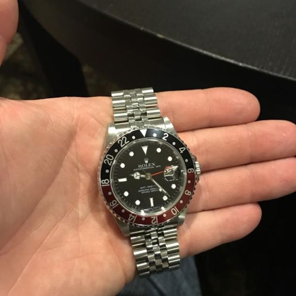 FS:ROLEX 16710 GMT Master II Coke Z W/ Original & RSC Papers 3 Inserts ...