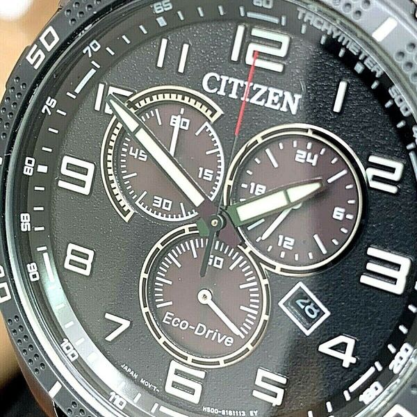 Citizen Men's Watch H500-S117488 Eco-Drive Solar Chronograph Gray Dial ...