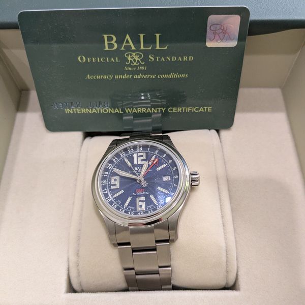 Ball Trainmaster GMT Titanium 38mm - GM1038D-S10J-BE | WatchCharts ...