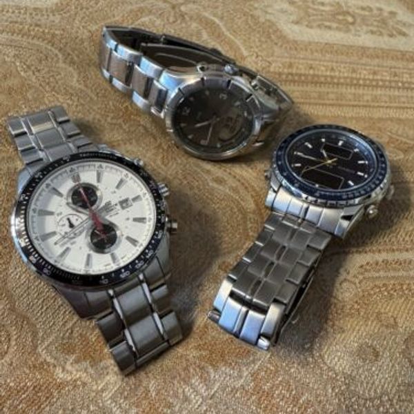 Casio Edifice Casio And Tcm Watches All In Working Order | WatchCharts ...