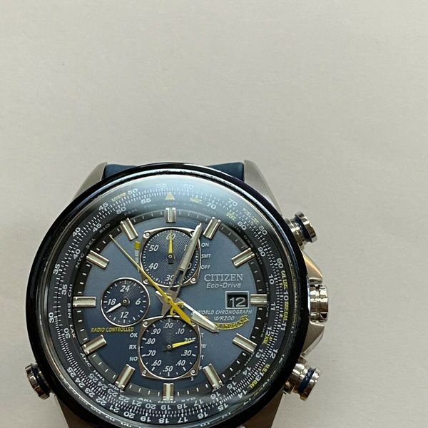 CITIZEN MODEL NO.at8020-03l ECO-DRIVE BLUE ANGELS World AT Eco-Drive B ...