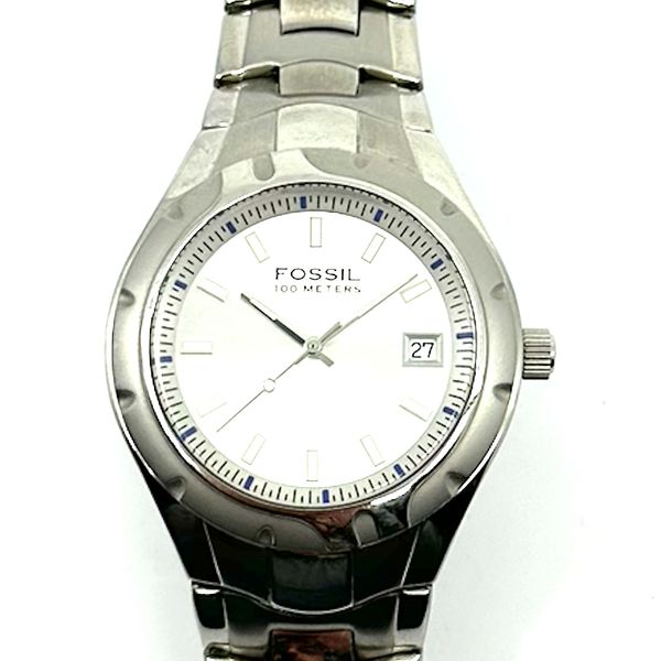Fossil Blue Stainless Steel Watch AM-3882 | WatchCharts Marketplace