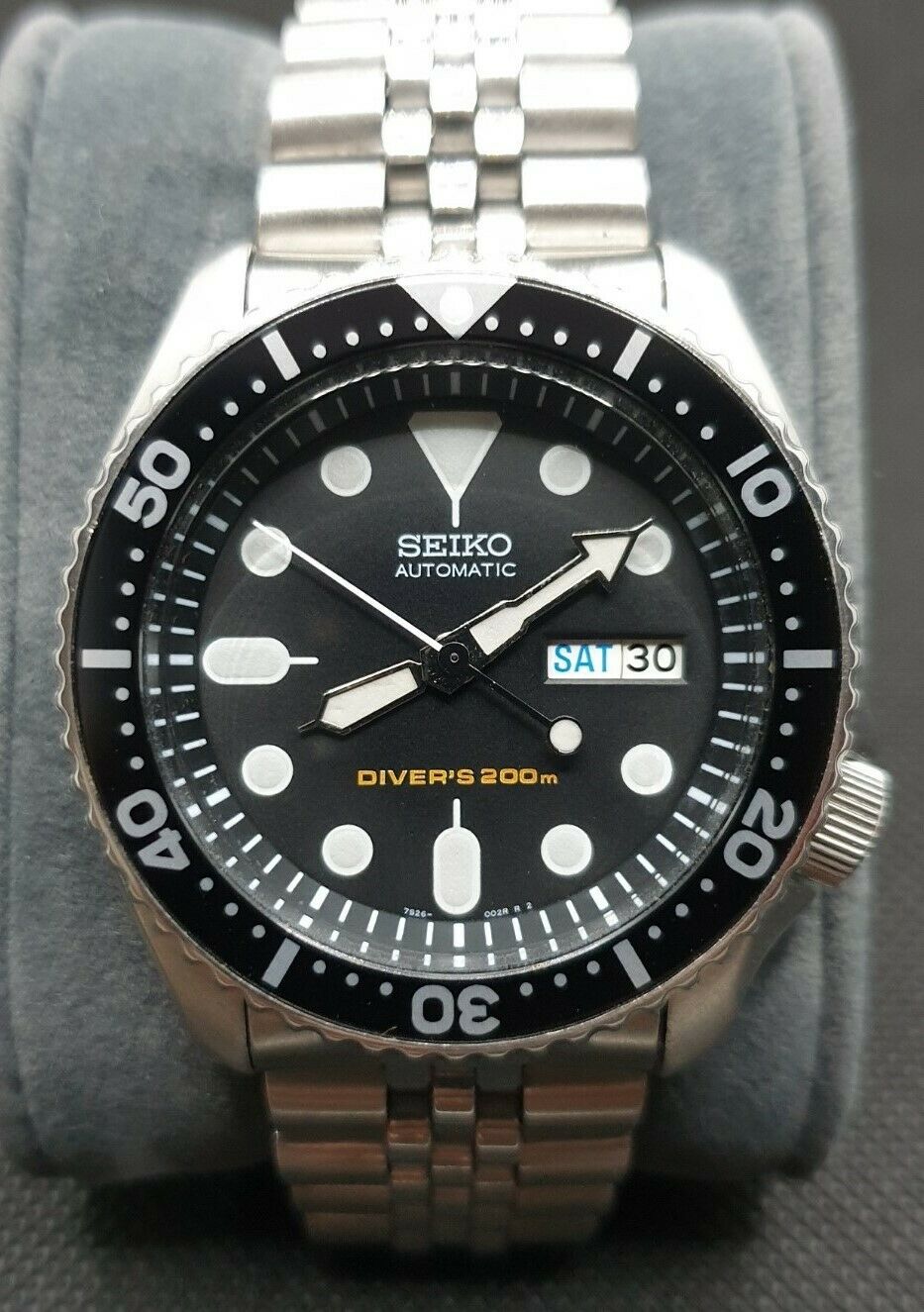 Seiko SKX007 7s26-0020 Dive Watch with Bracelet and Scuba strap ...