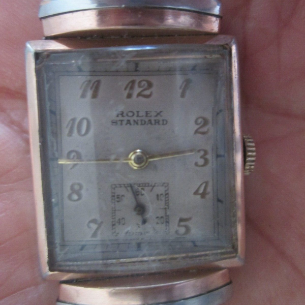 Vintage Mans Rolex Standard Hand Winding Wristwatch | WatchCharts ...