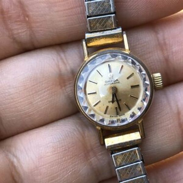 Vintage 1960s omega Ladies Cocktail Watch Gold Plated Manual Wind - 4 ...