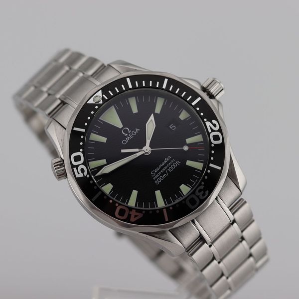 SOLD Omega Seamaster Pro 300M SMP 2264.50 Black Wave Dial "Peter Blake ...