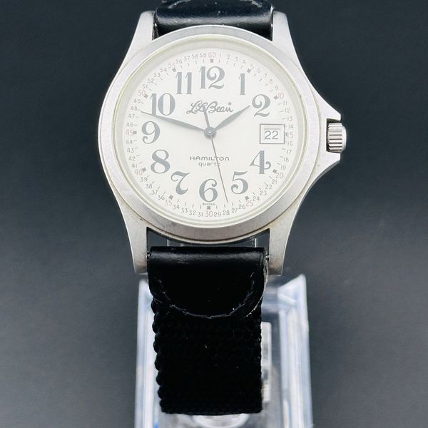 Working Hamilton L.L. Bean 9821 A Quartz Field Military Railroad Style ...