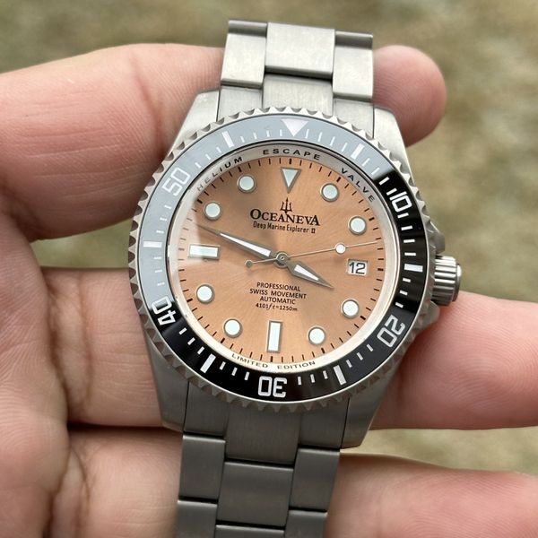 Titanium Oceaneva Deep Marine Explorer II | WatchCharts Marketplace